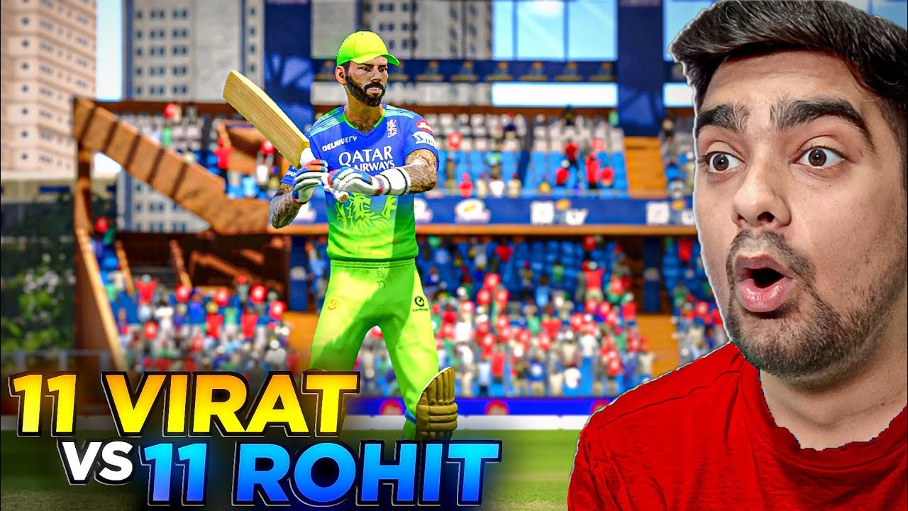 11 Kohli Vs 11 Rohit 🔥 RCB Vs MI The Crazy Battle! - YouTube