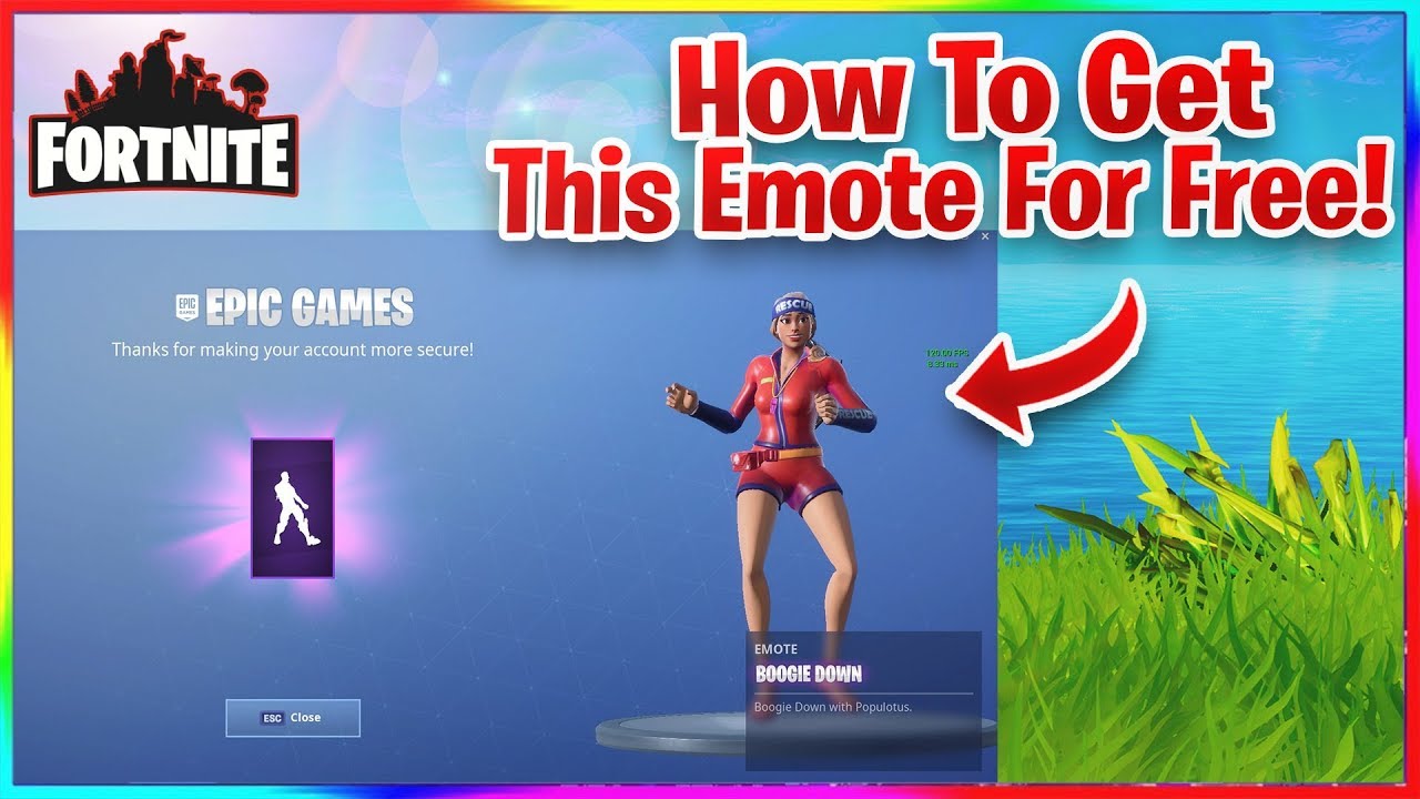 HOW TO GET THE BOOGIE DOWN EMOTE FOR FREE IN FORTNITE! (New Emote ...