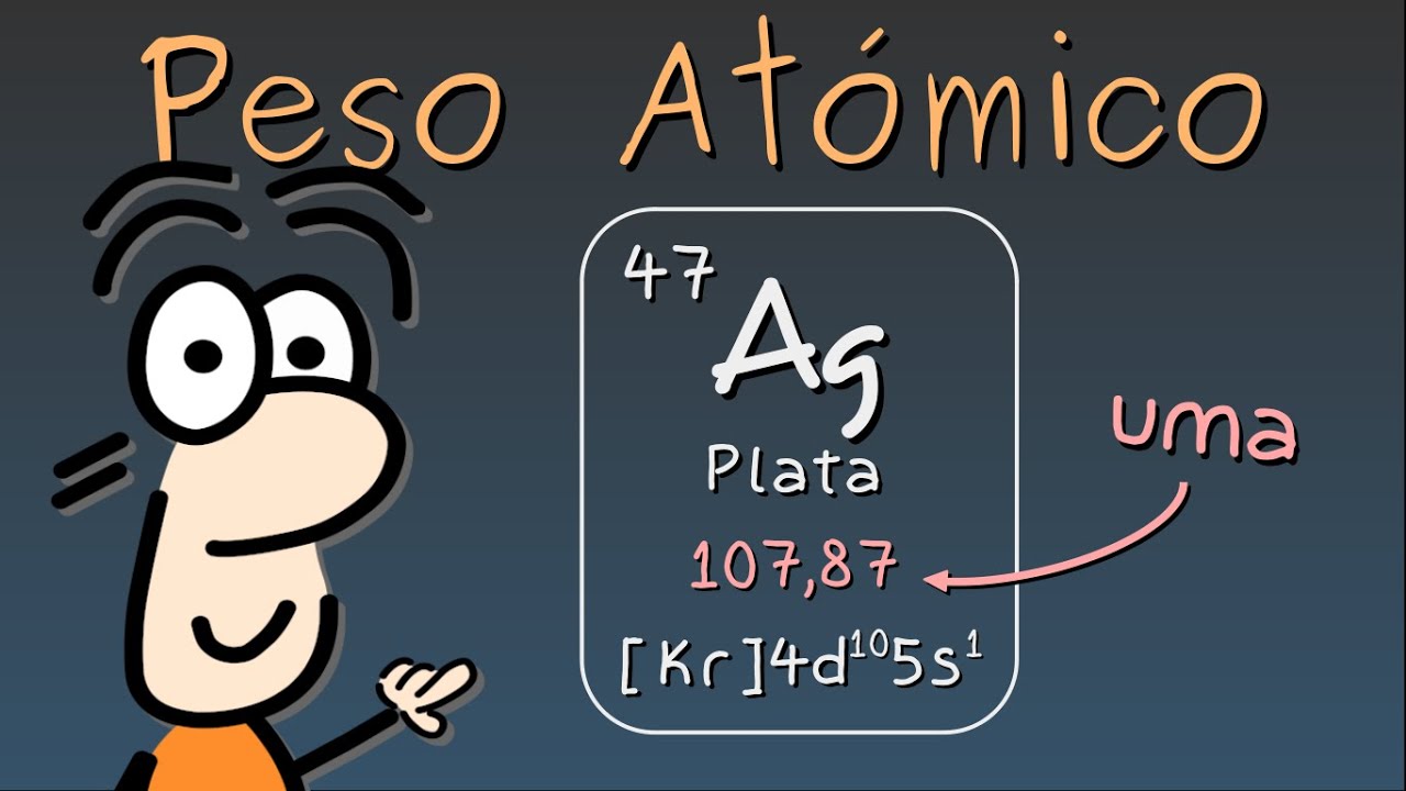 ¿Qué es el peso atómico o la masa atómica relativa? Unidad uma. Quimica ...