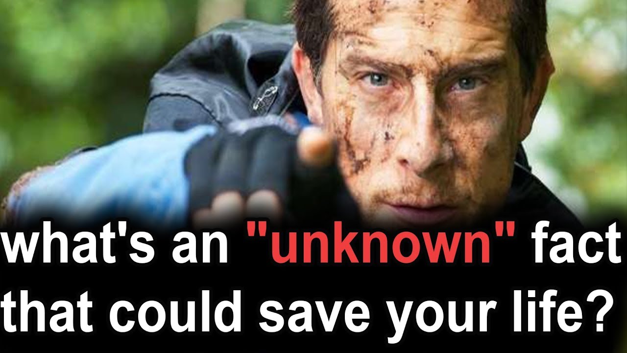 What's an "unknown" fact that could save your life? r/AskReddit - YouTube