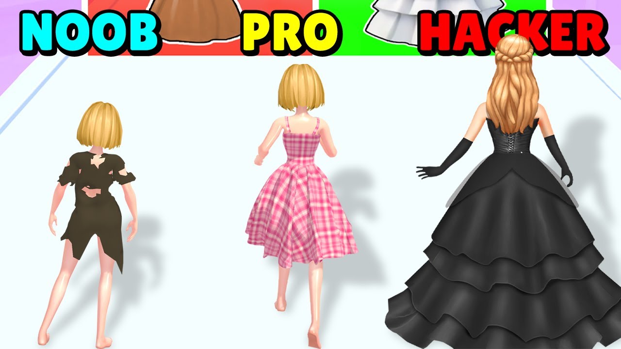 NOOB vs PRO vs HACKER in Build A Doll! - YouTube