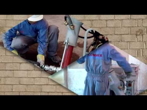 CONMIX CEMENT PLASTER APPLICATION DEMO - YouTube