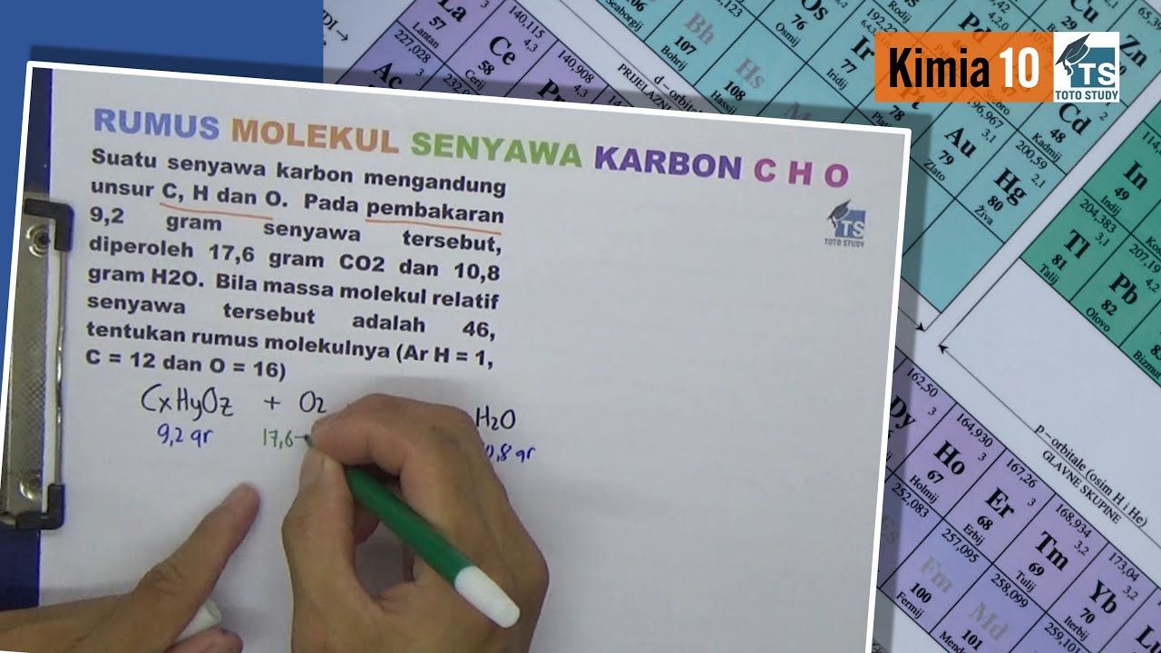 Rumus Molekul Senyawa Karbon C H O - YouTube