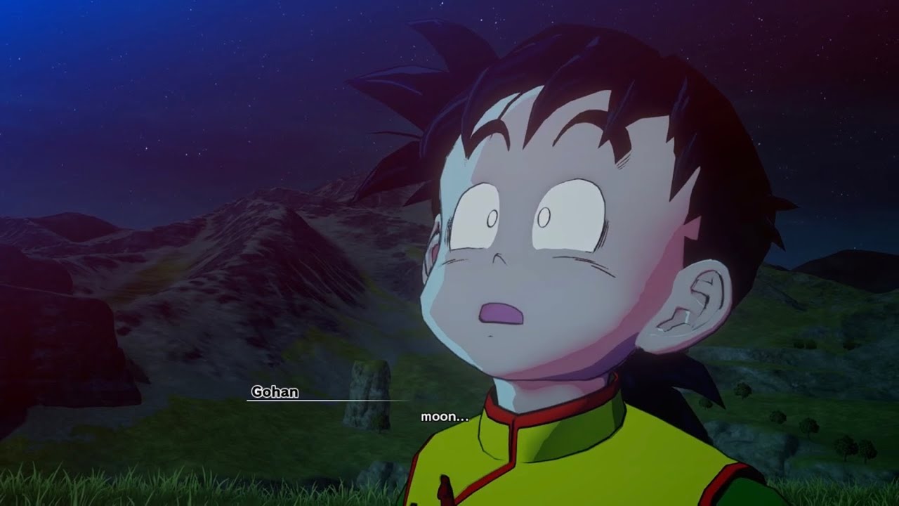 Dragonball Kakarot- Gohan turns into Great Ape - YouTube