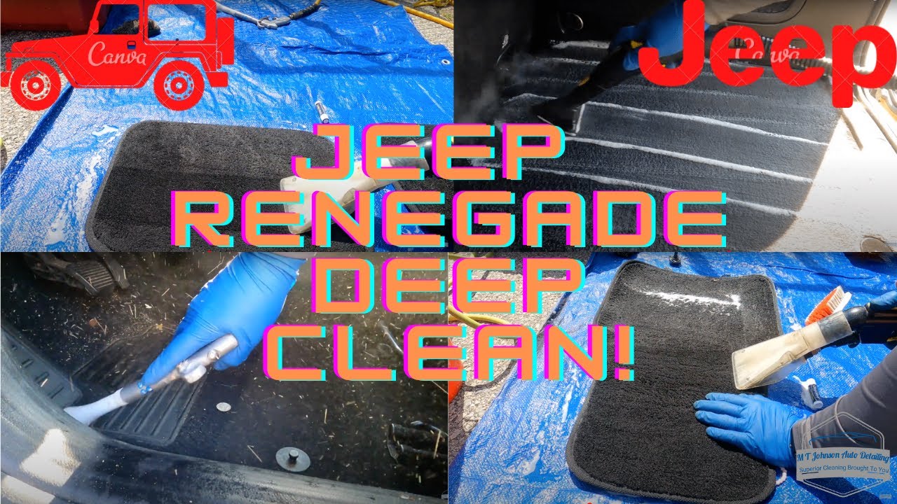 JEEP RENEGADE DEEP INTERIOR CLEAN! - YouTube