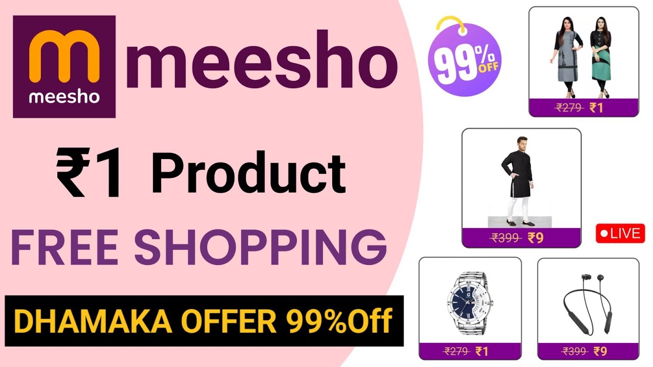 meesho ₹1 products loot | meesho free shopping | meesho ₹1 product ...