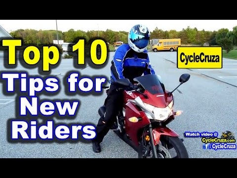 Top 10 Tips For New Motorcycle Riders | MotoVlog - YouTube