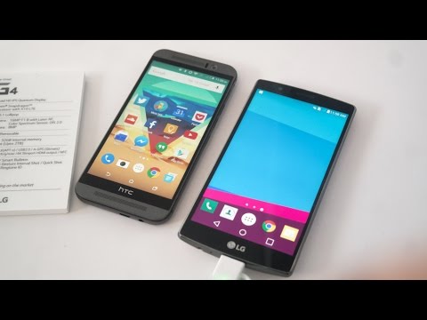 LG G4 vs HTC one M9 - YouTube