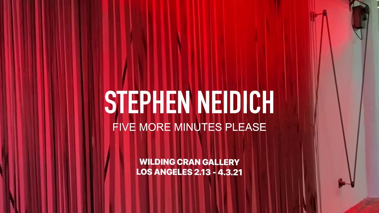 STEPHEN NEIDICH AT WILDING CRAN GALLERY - YouTube