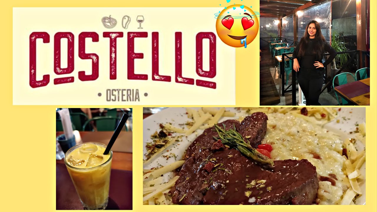 VISITANDO O RESTAURANTE OSTERIA COSTELLO | CONTAGEM | VALEU A PENA ...