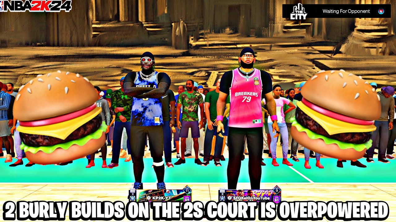 2 BURLY SHARPSHOOTERS ON THE 2S COURT IS OVERPOWERD ON NBA 2K24! ( MUST ...