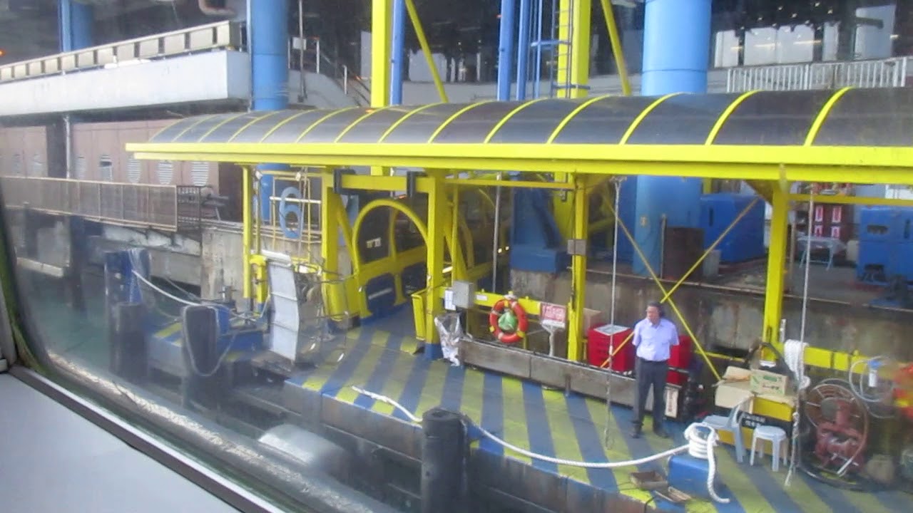 TurboJet Ferry Leaving Hong Kong For Macau - YouTube