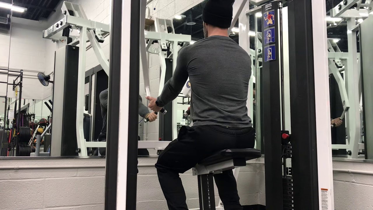 Machine Row Supinated Grip - YouTube