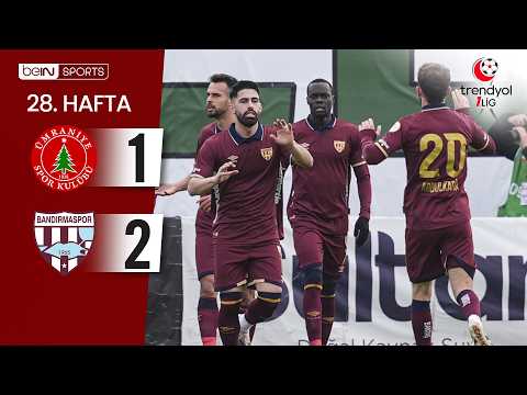 Ümraniyespor (1-2) Bandırmaspor | 28. Hafta Maç ÖZETİ | Trendyol 1. Lig - 2025/26
