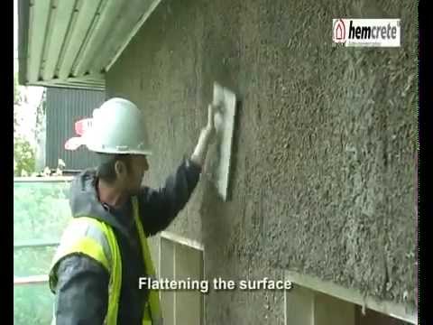 Building with Hemp - Spray Applied Hempcrete - YouTube