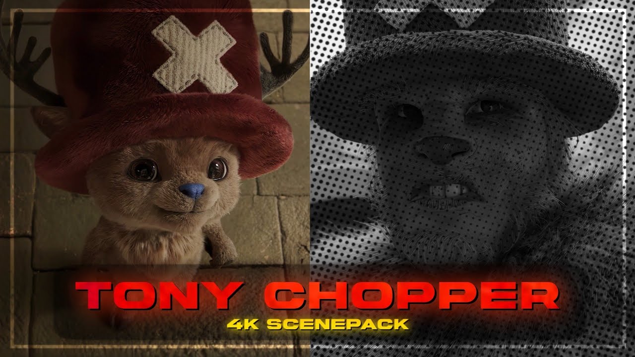 Chopper 4K Scene Pack || One Piece Season 2 || 4K NO CC || Tony Tony ...