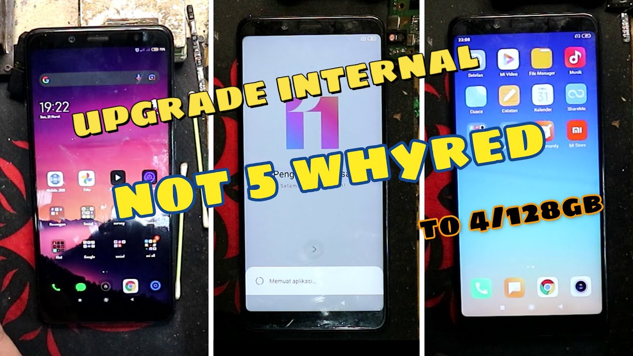 ugrade internal not 5 pro 32gb ke 128gb - YouTube
