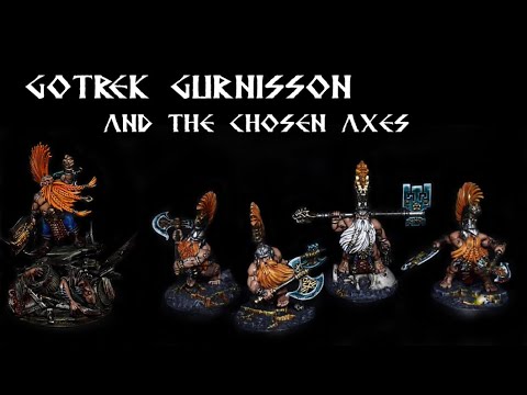 Gotrek Gurnisson & The Chosen Axes - Warhammer Showcase - YouTube