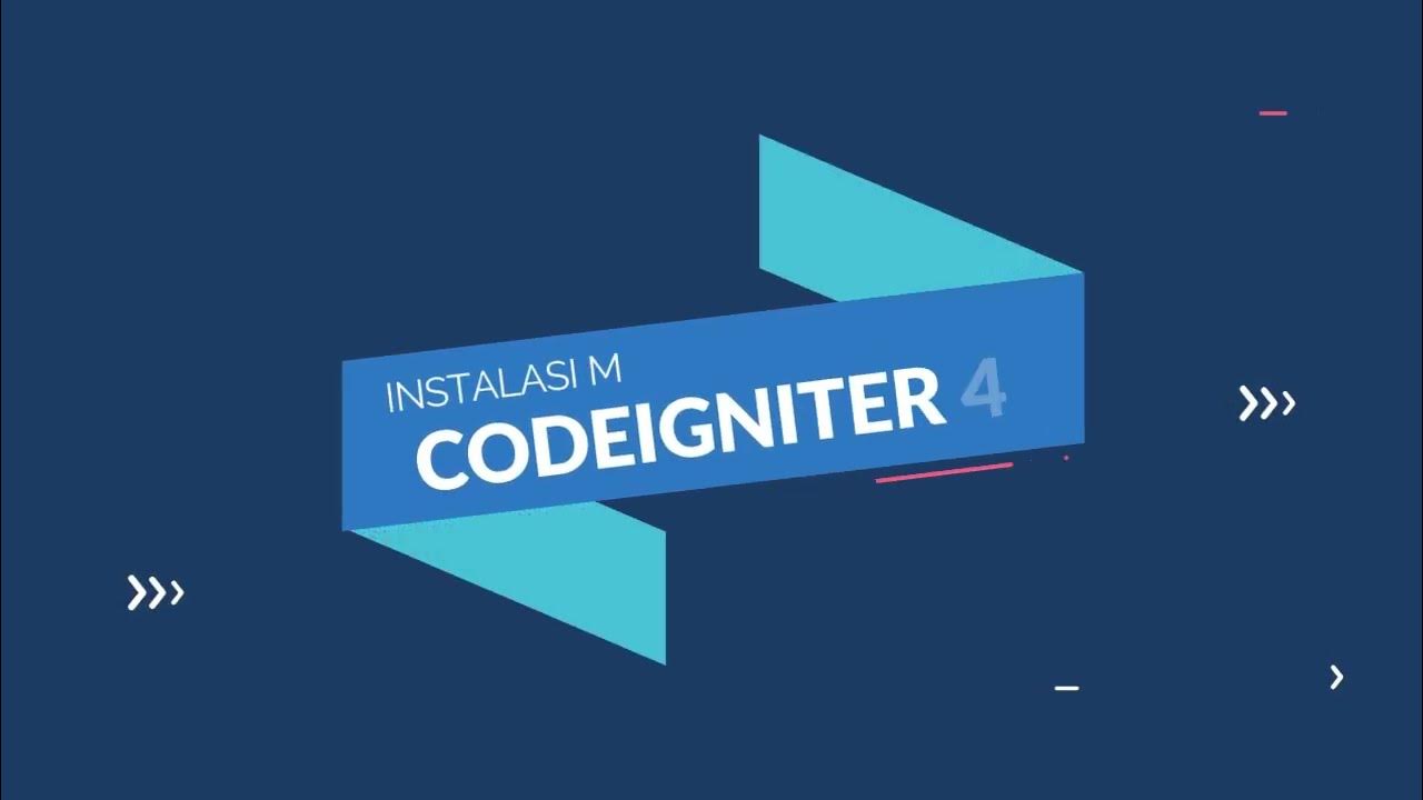 Instalasi Manual Codeigniter 4 - YouTube