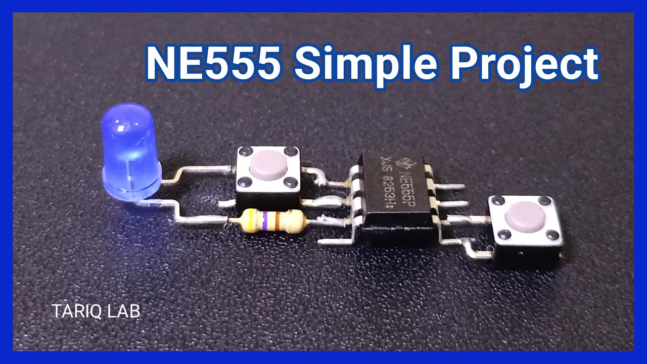 Simple Electronic Project Using NE555 IC - YouTube