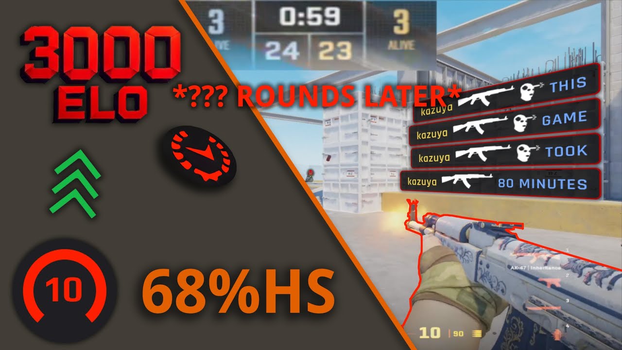 THE MOST INTENSE GAME I'VE EVER HAD - ROAD TO 3K ELO (CS2) - YouTube