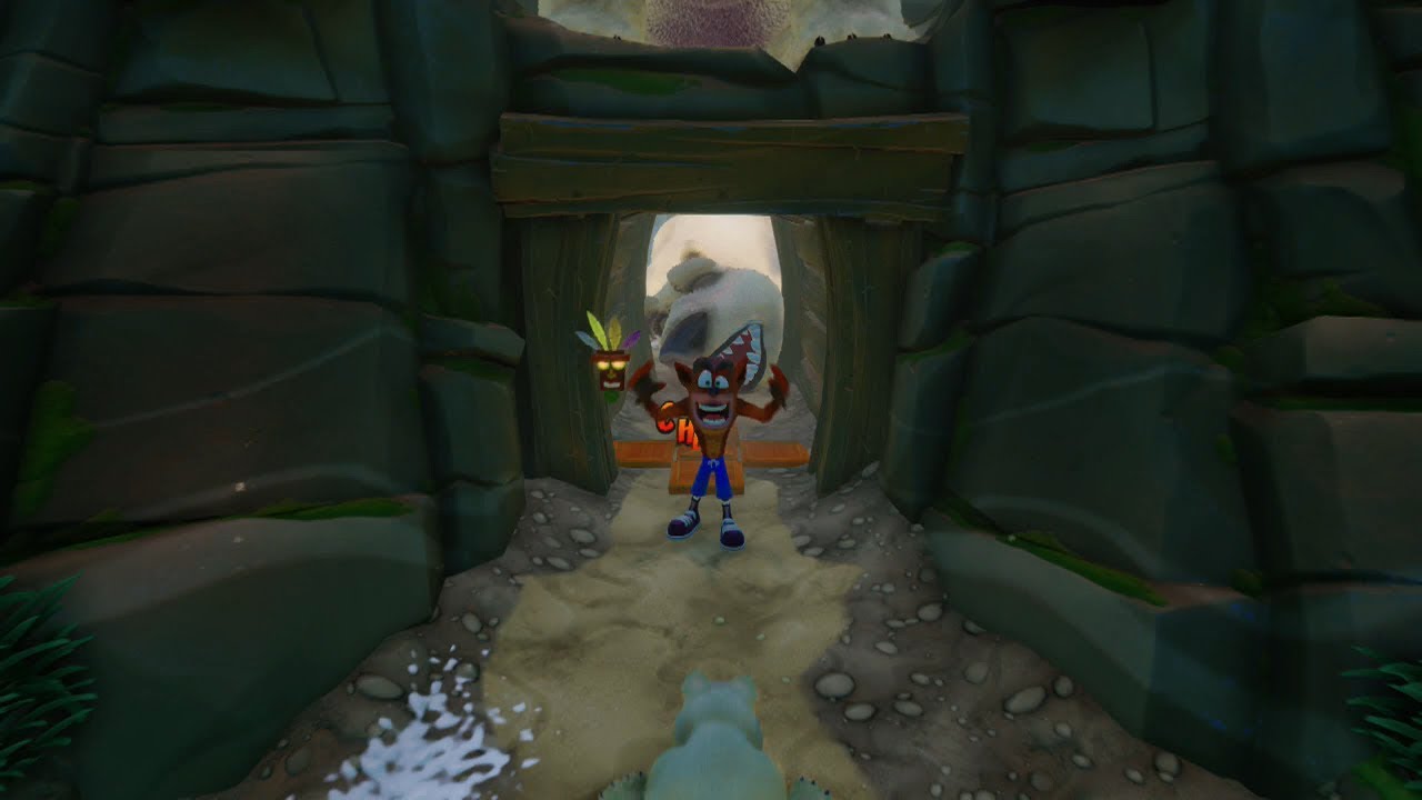 Crash Bandicoot 2 (N-Sane Trilogy) - Level 15: Un-Bearable (Crystal/Gem ...