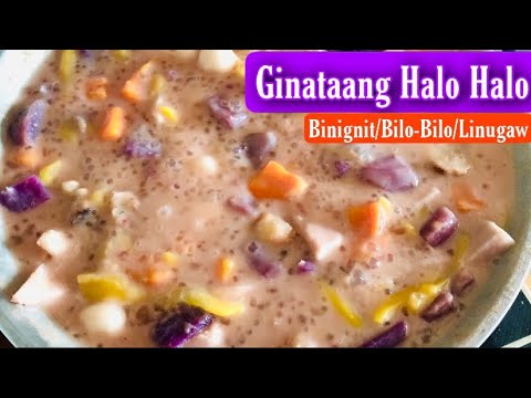 GINATAANG HALO HALO|| Binignit|| Linugaw| Kusina Ni Chef Nick - YouTube