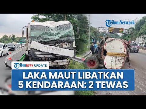 Kronologi Kecelakaan Beruntun di Tol Gayamsari Menewaskan 2 Orang, Trailer Muatan Seng Rem Blong