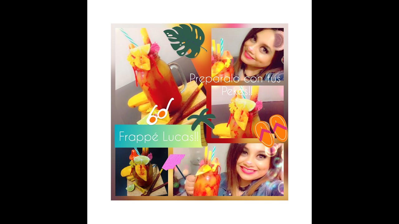 Frappe o (mangonada) de mango con chilito lucas !!! - YouTube