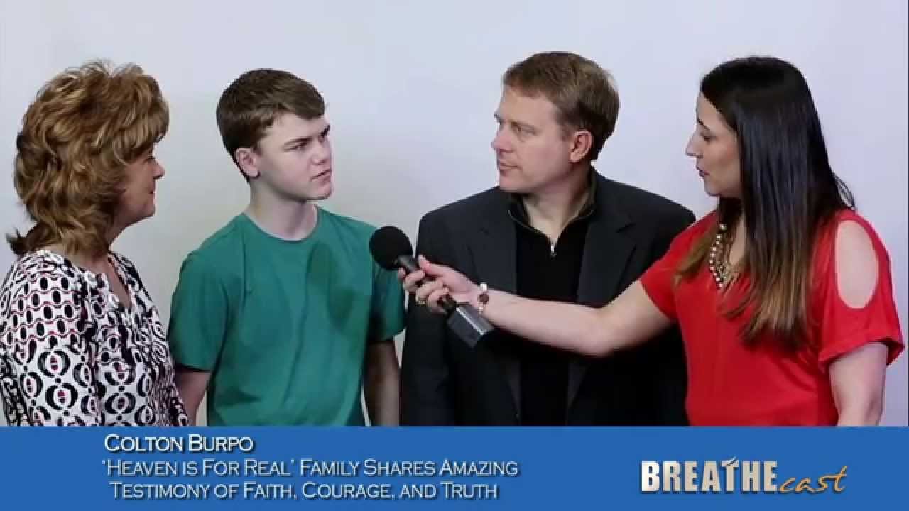 "Heaven Is For Real" Movie | Burpo Family - Interview | BREATHEcast.com ...