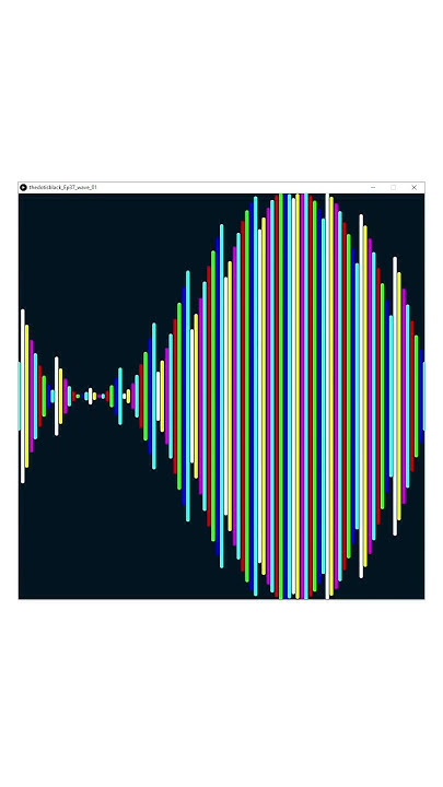 Processing: Waves of lines | Ep.37 #coding #lineart - YouTube