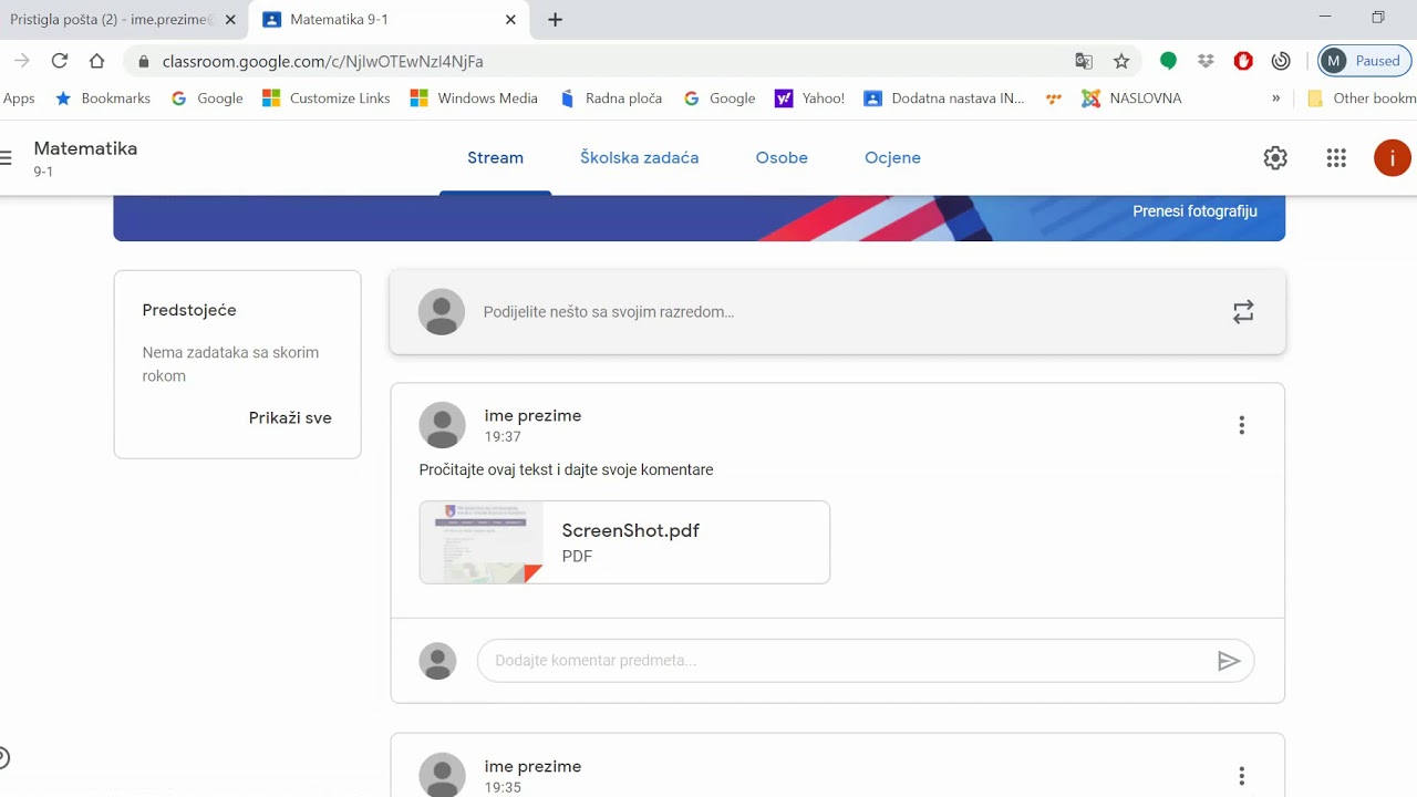 Zadatak eUcionica - YouTube