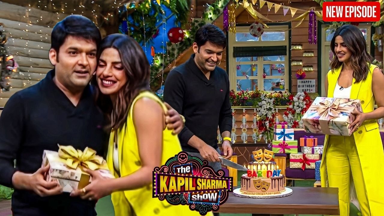 Kapil के Birthday पर Priyanka का खास अंदाज, Hug & Gift Moment ! || The ...
