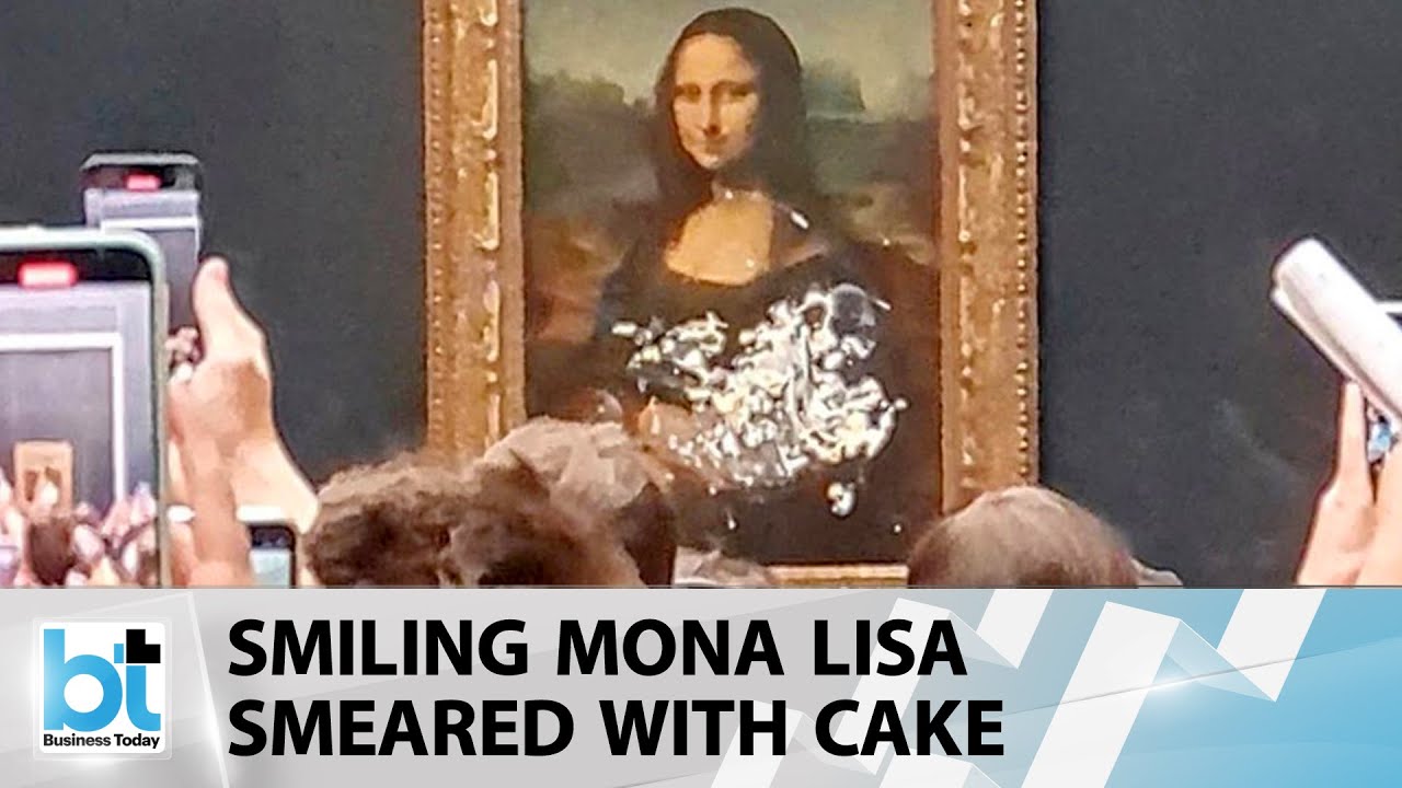 Cake attack video on the world’s most famous painting takes internet by ...