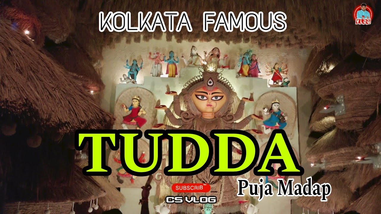 Kolkata Famous Durga Puja in Tudda Madap || 2022 Durga Puja || CS VLOG ...