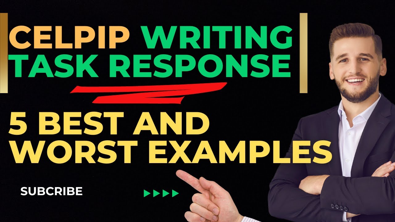 CELPIP Writing Task Response – 5 Best and Worst Examples - YouTube