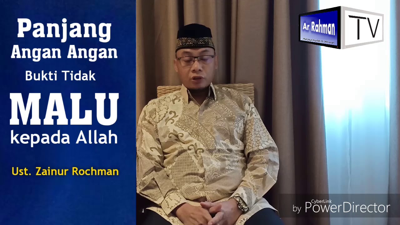 Panjang Angan Angan | Ust. Zainur Rochman - YouTube