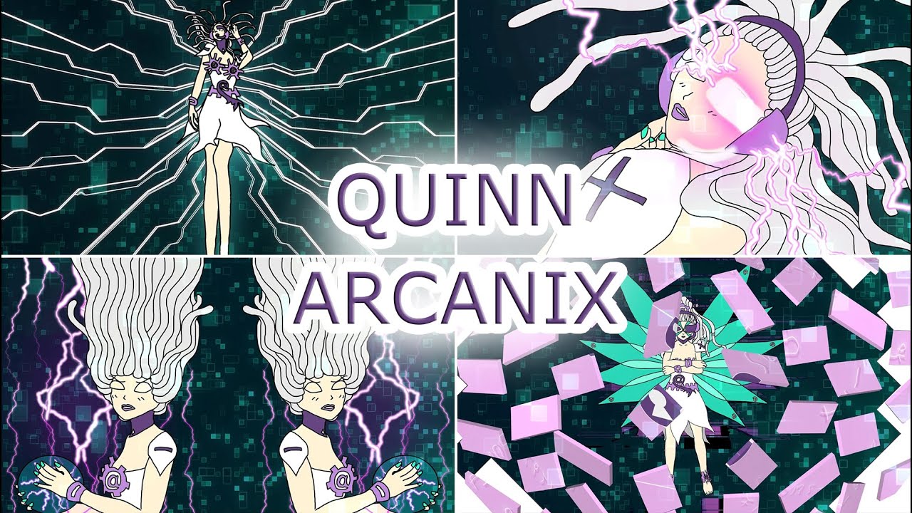 Arcafé - Quinn Arcanix - Full Transformation [2D Animation] - YouTube