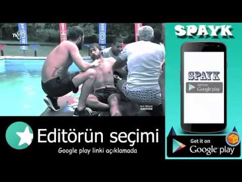 Semih'in Parmağının Kırıldığı An! Survivor 19 Haziran 2016 Semihin parmağı kırıldı