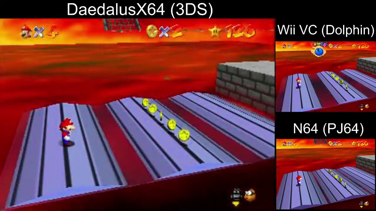 SM64 Daedalusx64 3DS BitFS Rising Platforms - YouTube