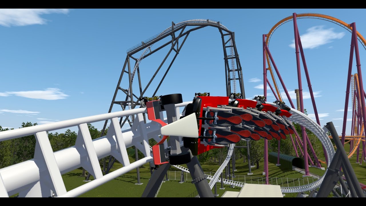 Maxx Force - Six Flags Great America [NoLimits 2] - YouTube