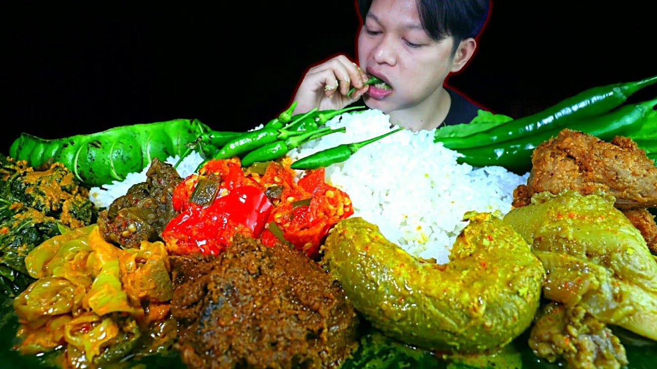 MUKBANG NASI PADANG PORSI BRUTAL!! || MUKBANG MAKANAN INDONESIA ...