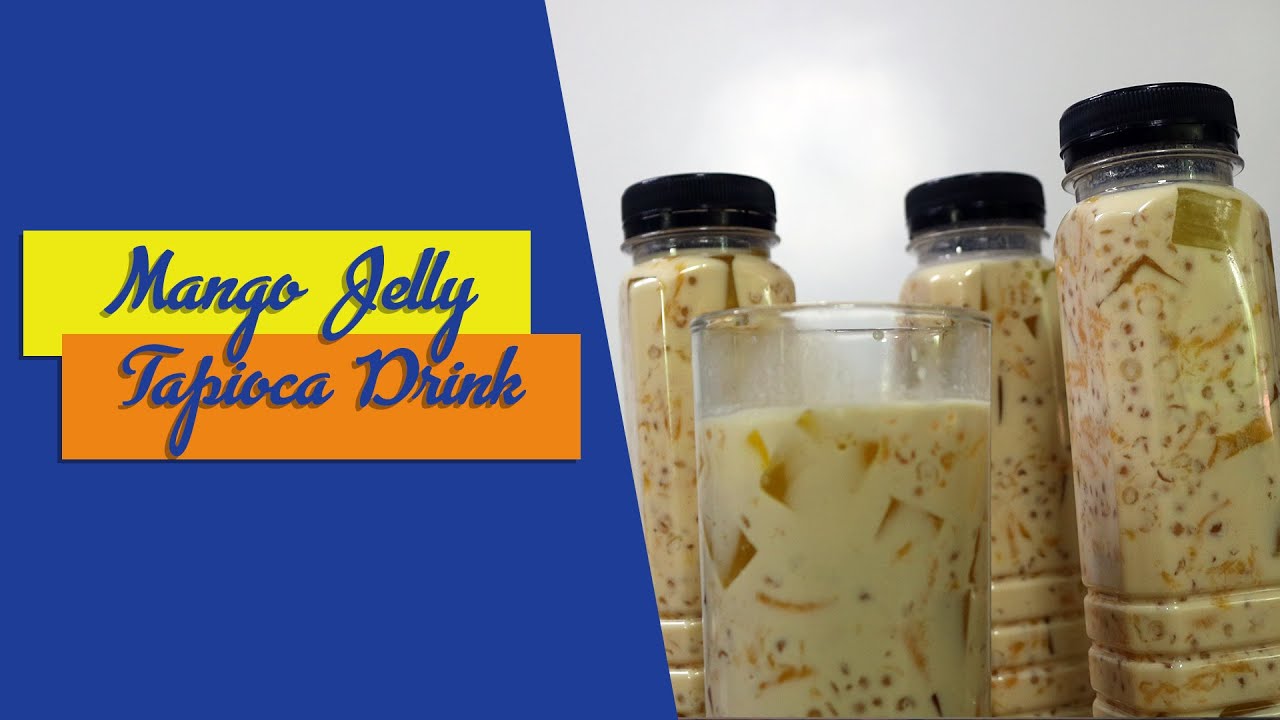 Mango Jelly Tapioca Drink - YouTube