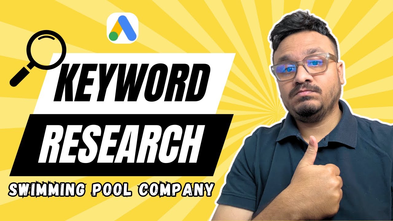Google Ads Keyword Research for Pool Cleaning | BEST METHOD!!! - YouTube