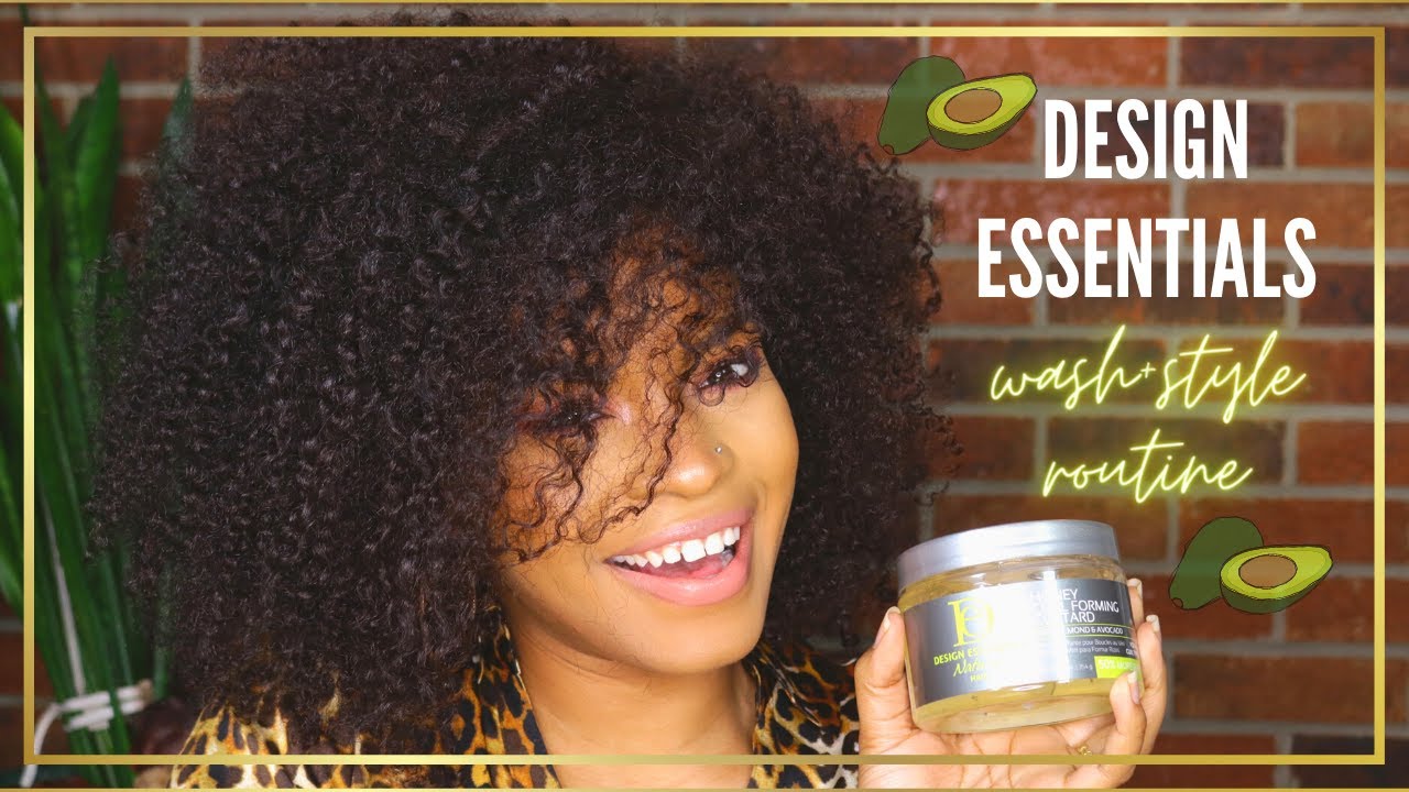 DESIGN ESSENTIALS WASH & STYLE ROUTINE | ALMOND & AVOCADO | NATURAL ...