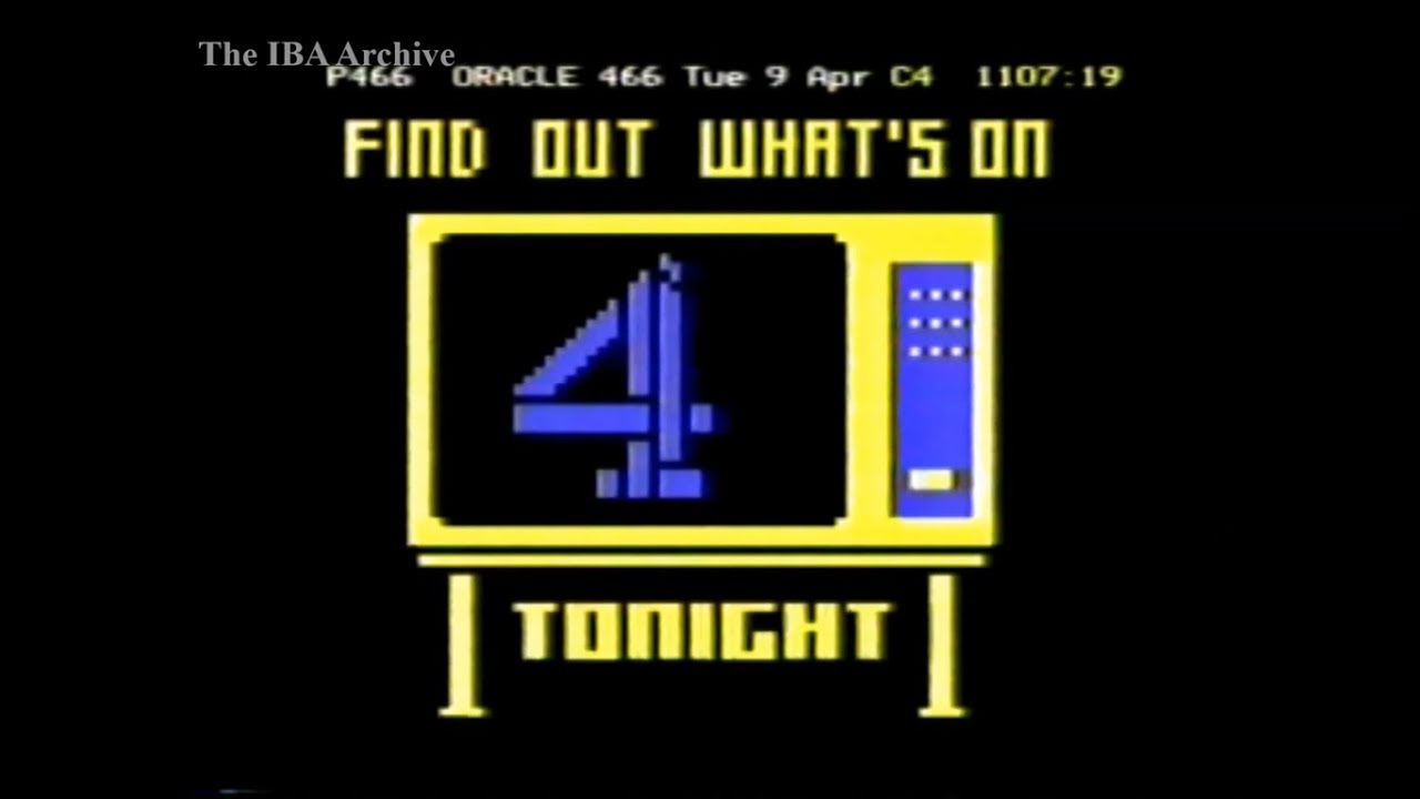 IBA Channel 4 Oracle Pages - 9th April 1985 - YouTube