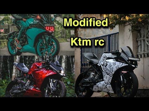 BEST MODIFIED KTM RC |kerala top modified ktm rc bikes - YouTube