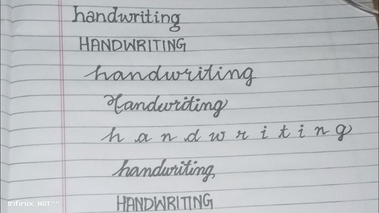 10 Different styles of writing ..How to write in different styles ...