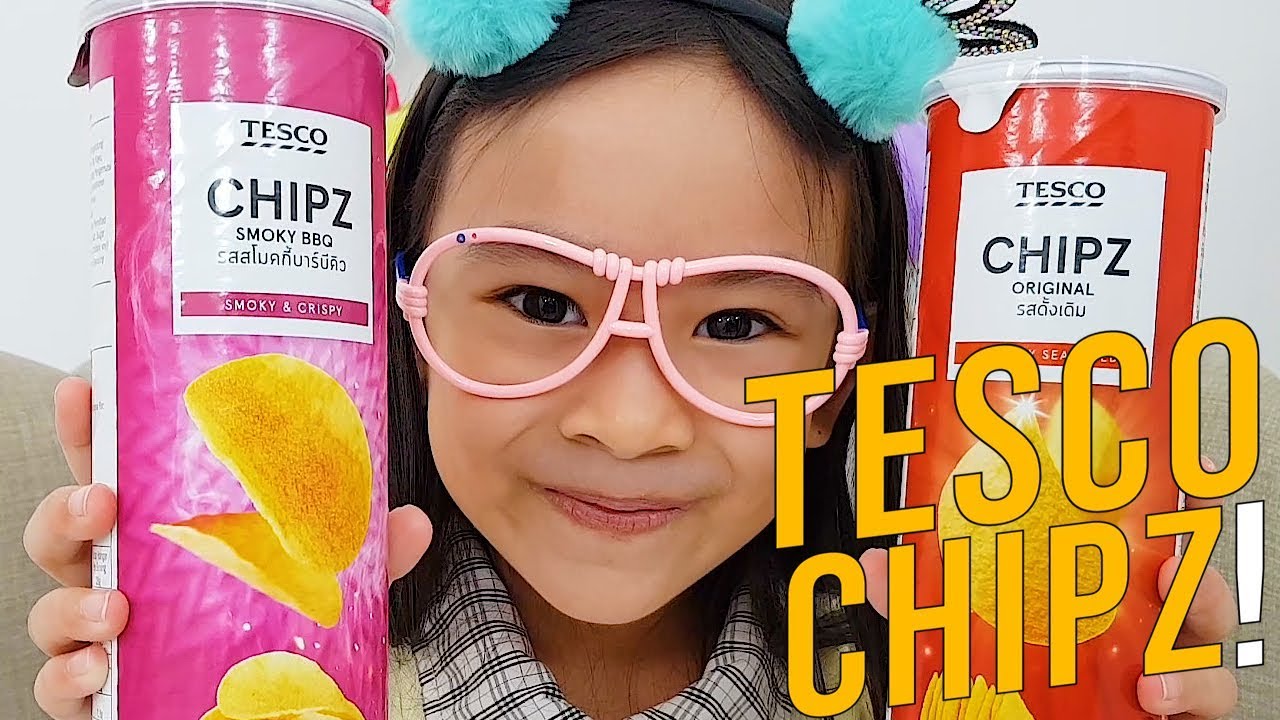 AYRA Pretend selling and buying TESCO CHIPZ !!! - YouTube