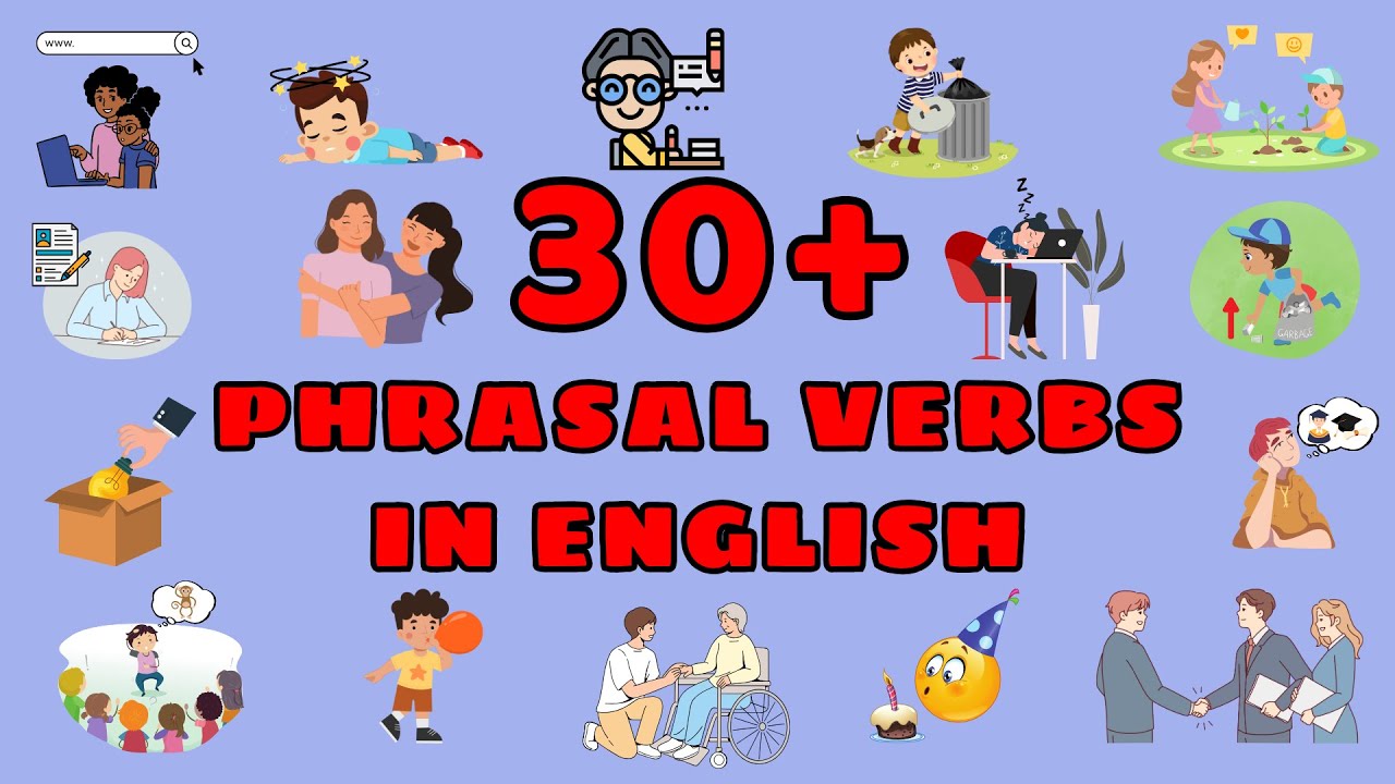 30 Phrasal Verbs You Need to Know | English Vocabulary with Pictures ...